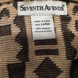 Seventh Avenue | Sweaters | Seventh Avenue Tanblack Lightweight Wrap ...